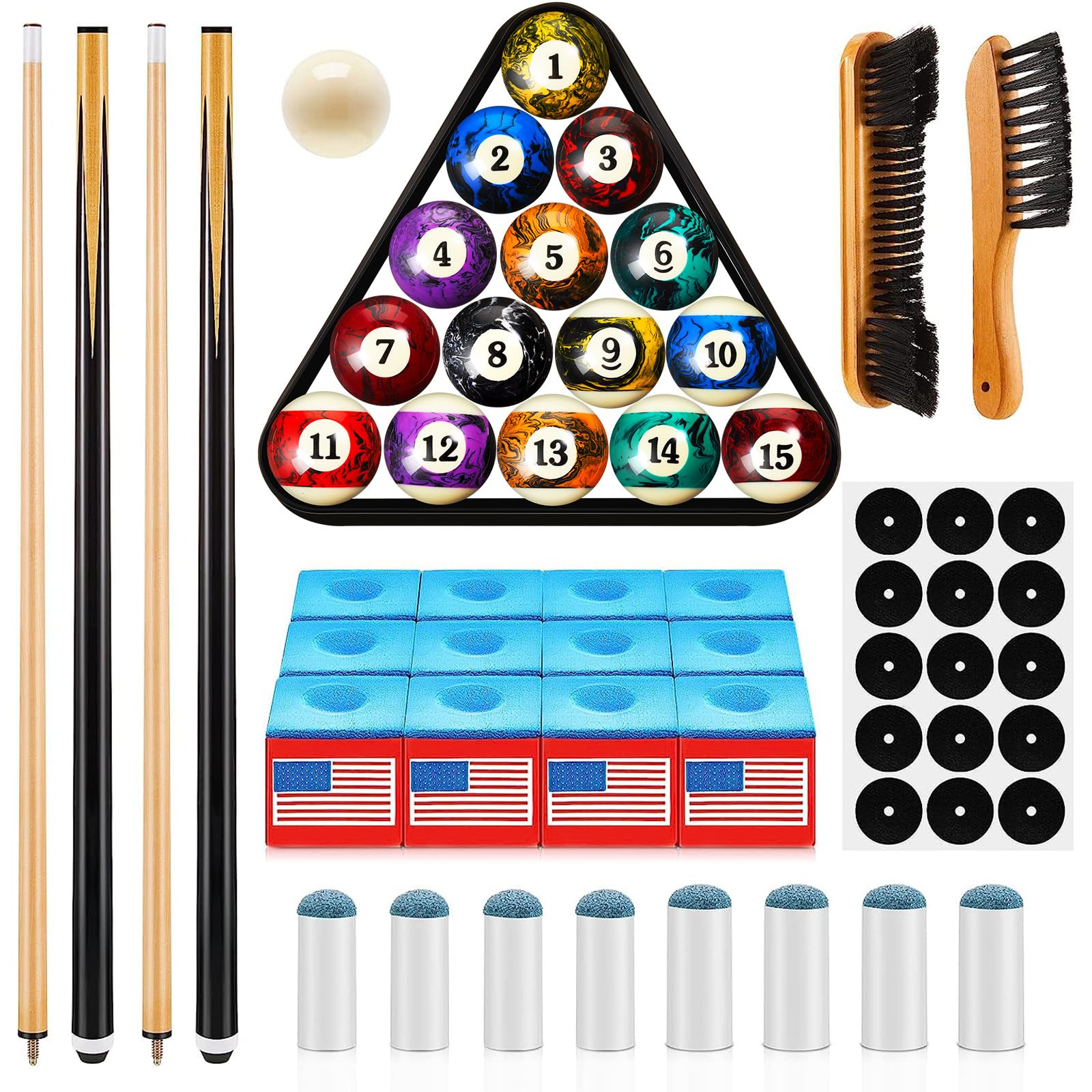 71 Pcs Pools Table Accessories Billiards Accessories Billiard Pool ...