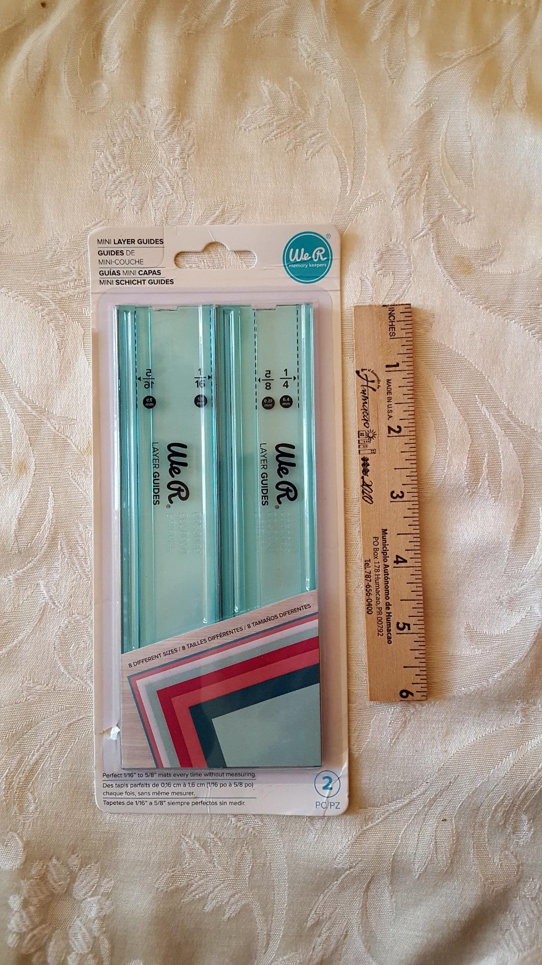 Amazon.com: We R Memory Keepers 0633356604839 Ruler Mini Layer Guides ...