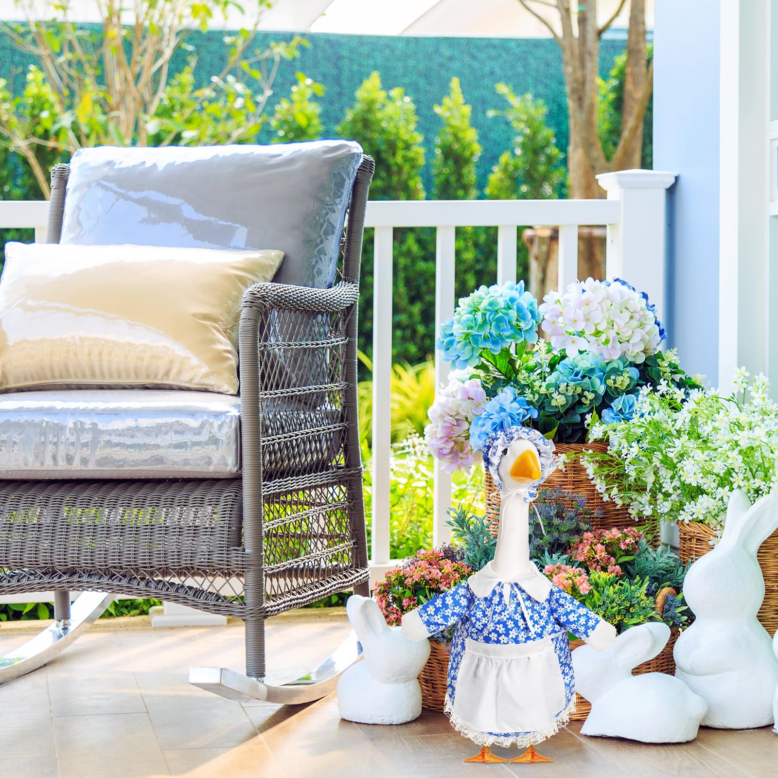 Snapklik.com : Summer Porch Goose Outfit For 17" Daisy Lawn Goose ...