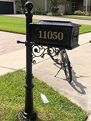 Classic Style Die Cut Vinyl Numbers (2 inch Matte Black) - Amazon.com