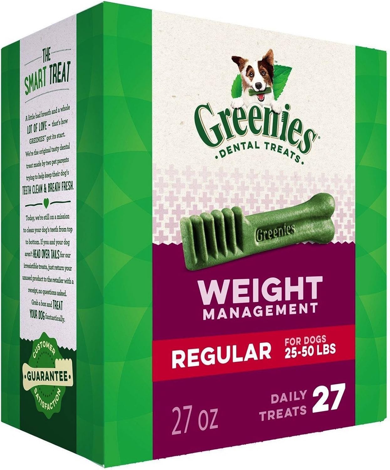 Greenies Weight Management Canister Reg 27ct
