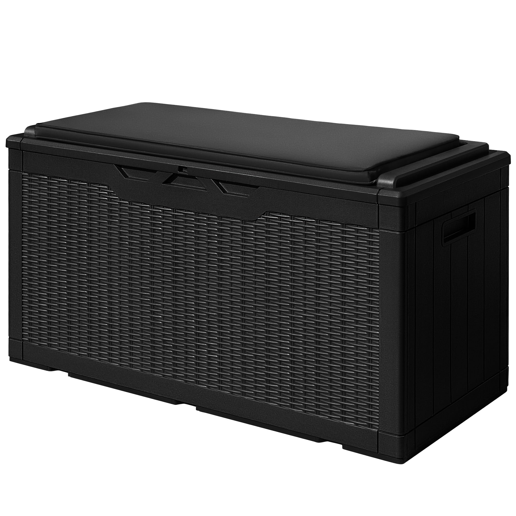 Snapklik.com : Devoko 100 Gallon Deck Box, Waterproof Outdoor Storage Box