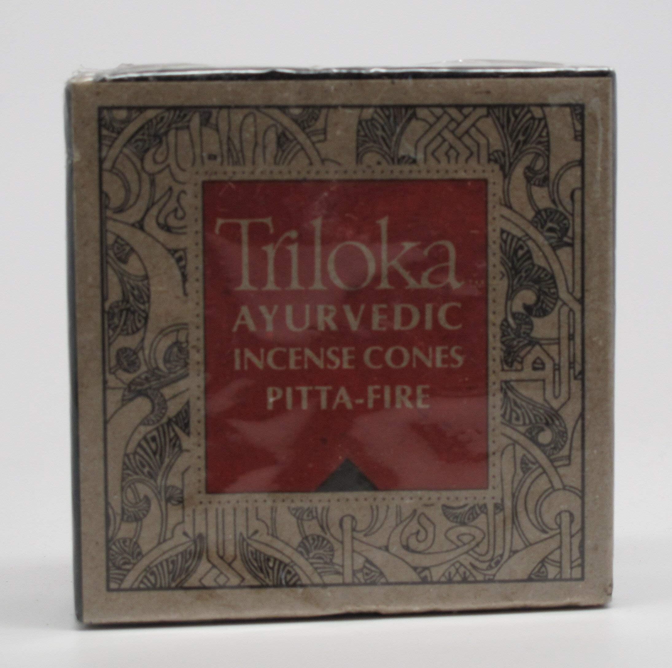Amazon.com: TRILOKA Pitta Fire Incense Cones, 20 GR : Home & Kitchen