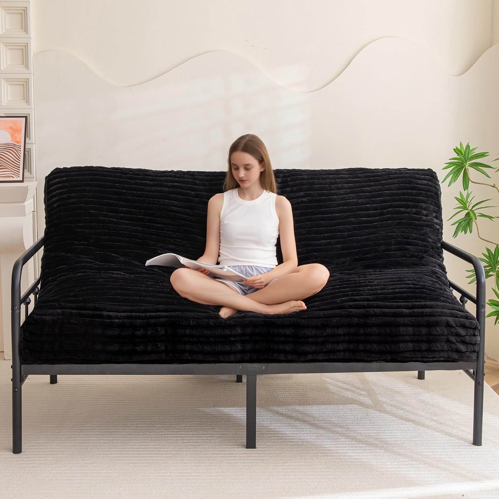 Amazon.com: YOSHOOT 6 Inches Futon Mattress Full Size, Thick Futons ...