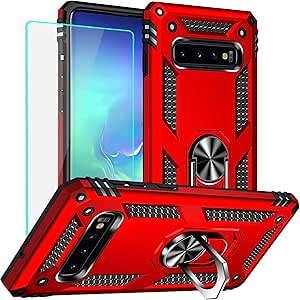 Amazon.com: for Samsung Galaxy S10 Plus Case: Galaxy S10 Plus with Screen Protector - Military ...