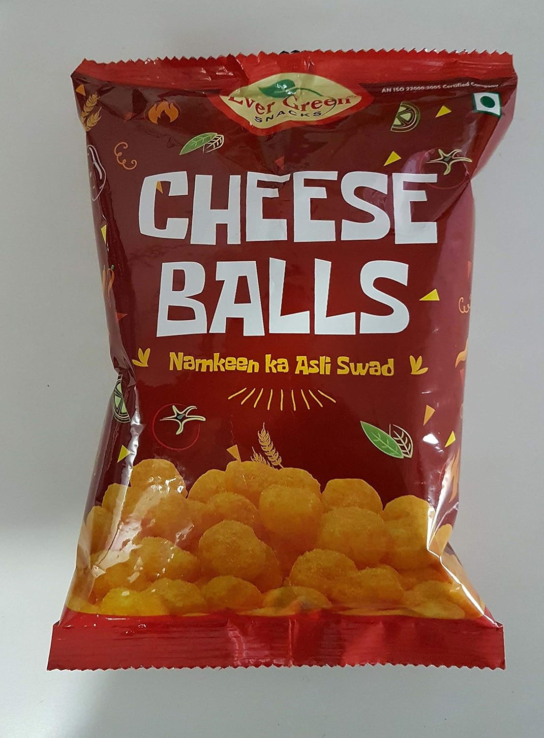 Evergreen snacks Cheese Ball (25g Each) (Pack of 10) : Amazon.in ...