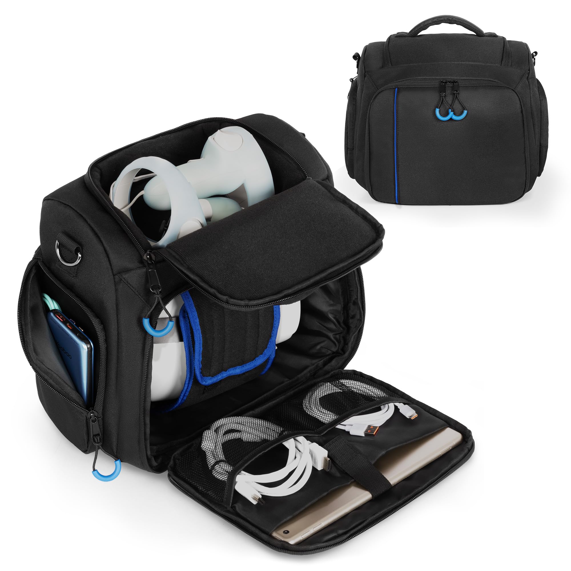 Amazon.com: PGmoon Carrying Case Compatible with Oculus Meta Quest 2 ...