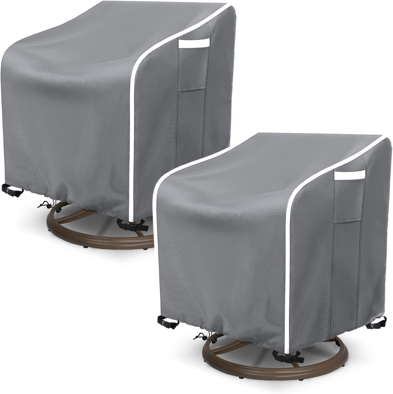 Amazon.com : AKEfit Outdoor Swivel Lounge Chair Cover 2 Pack，Waterproof ...