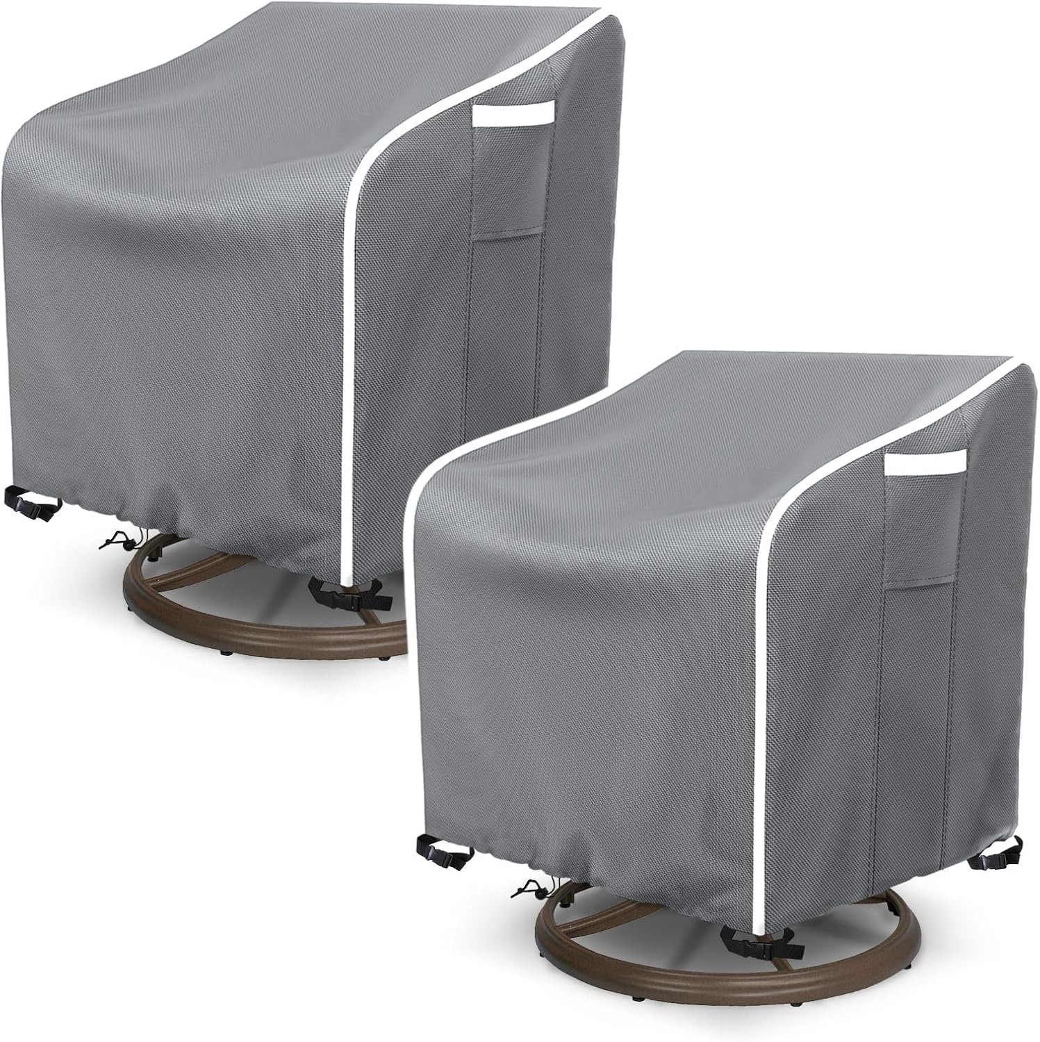 Amazon.com : AKEfit Outdoor Swivel Lounge Chair Cover 2 Pack,Heavy Duty ...