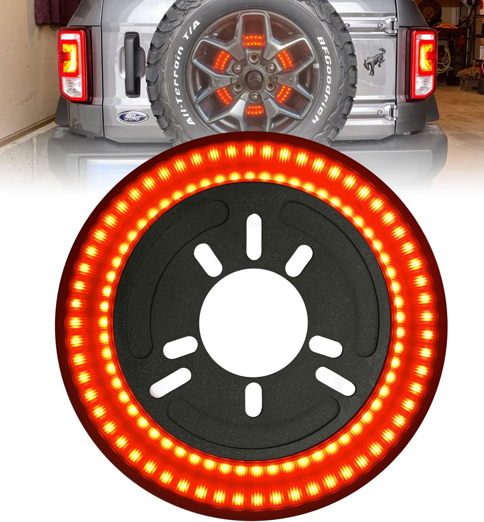 Amazon.com: LED Spare Tire Brake Light for Ford Bronco 2021-2024 Plug ...