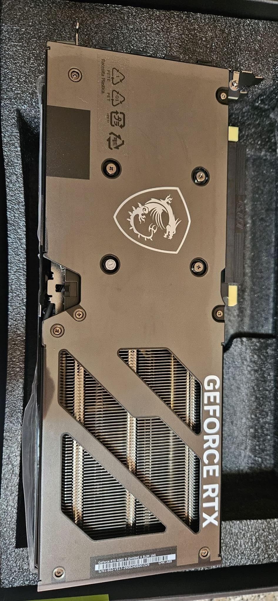 MSI GeForce RTX 4060 Ti VENTUS 2X BLACK 16G OC Scheda Video - 16GB ...