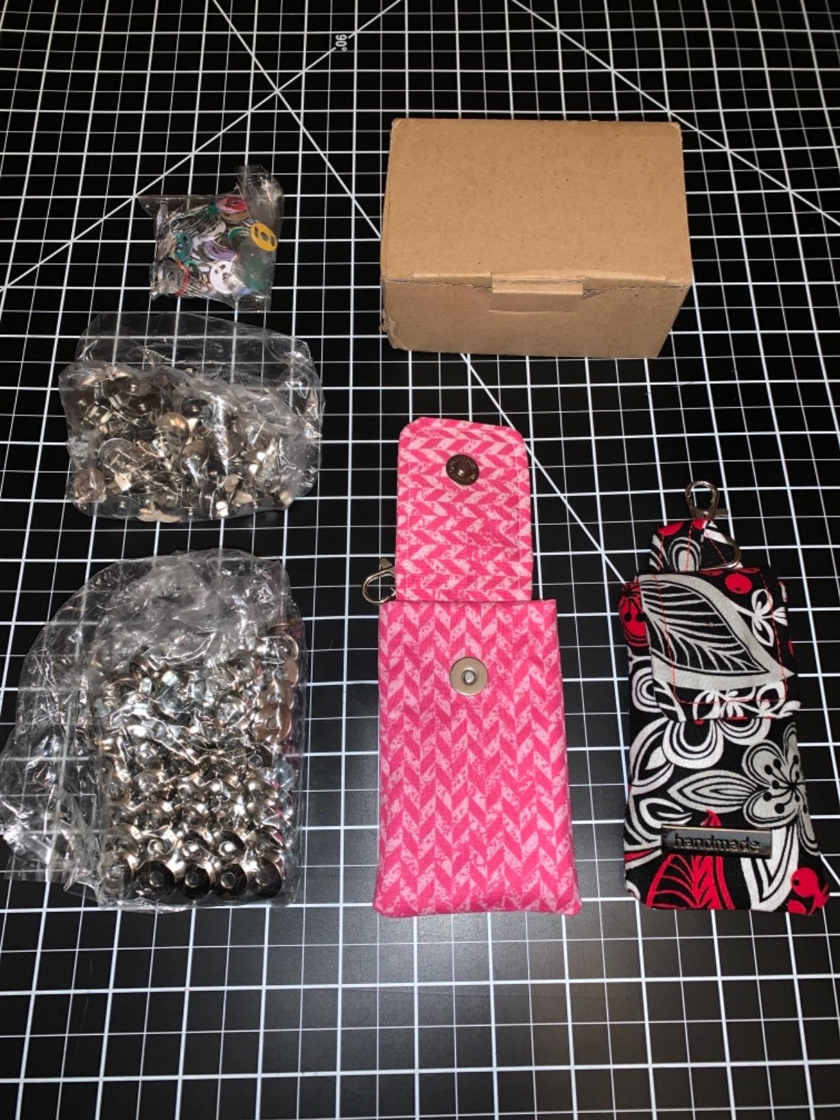 Amazon.com: 100 Sets Silver Tone Magnetic Purse Snap Clasps/Closure ...