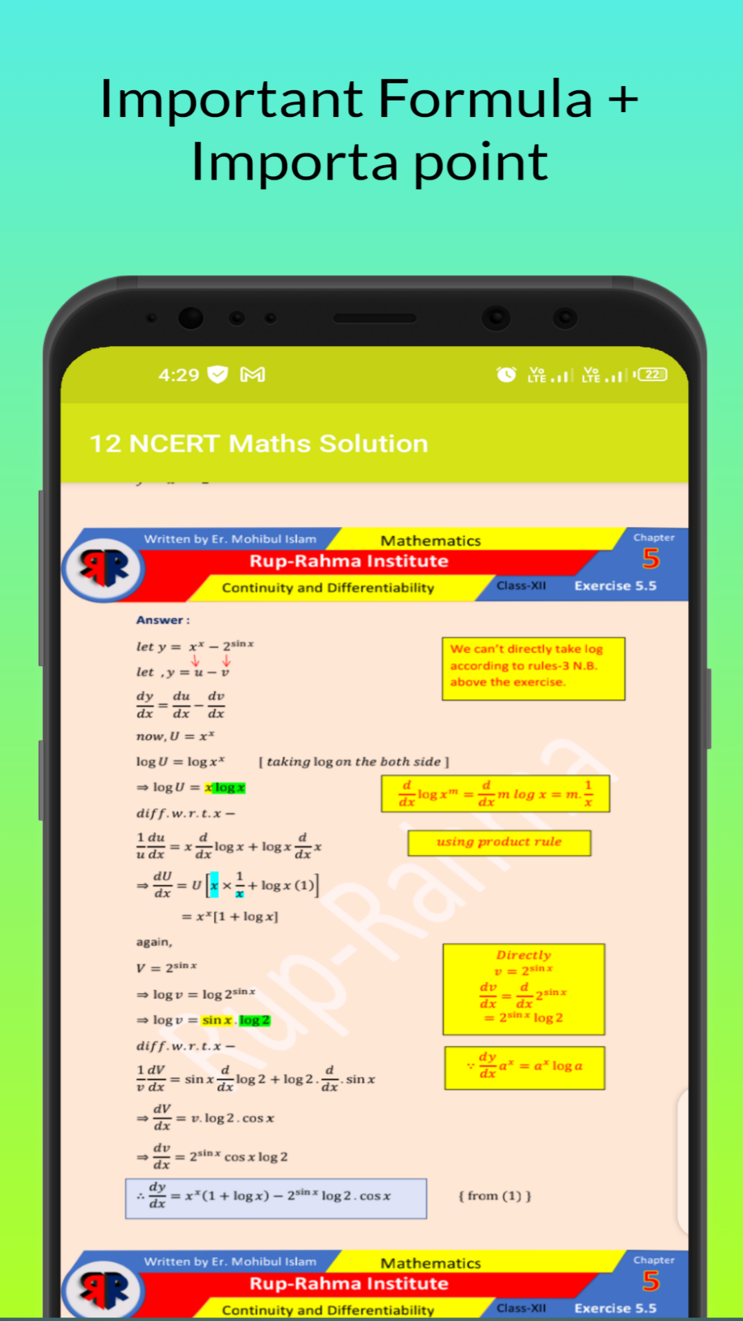 class 12 NCERT Mathes Solution - Exercise , Example & Full Concept ...