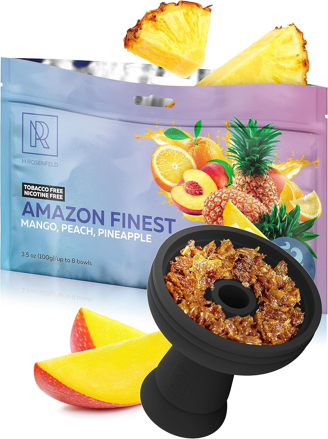 Amazon.com: M. ROSENFELD Shisha Hookah Flavors Nicotine Free Herbal ...