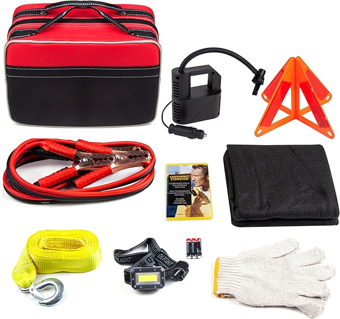 Amazon.com: Heavy Duty and Portable Platinum Auto Safety Kit for ...