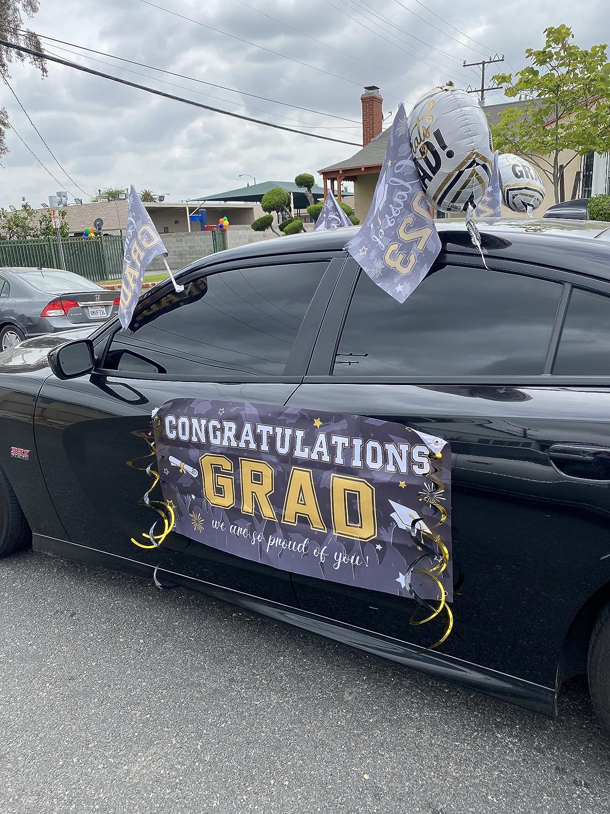 Amazon.com: 45 Pieces Graduation Car Parade Decorations Class of 2024 ...