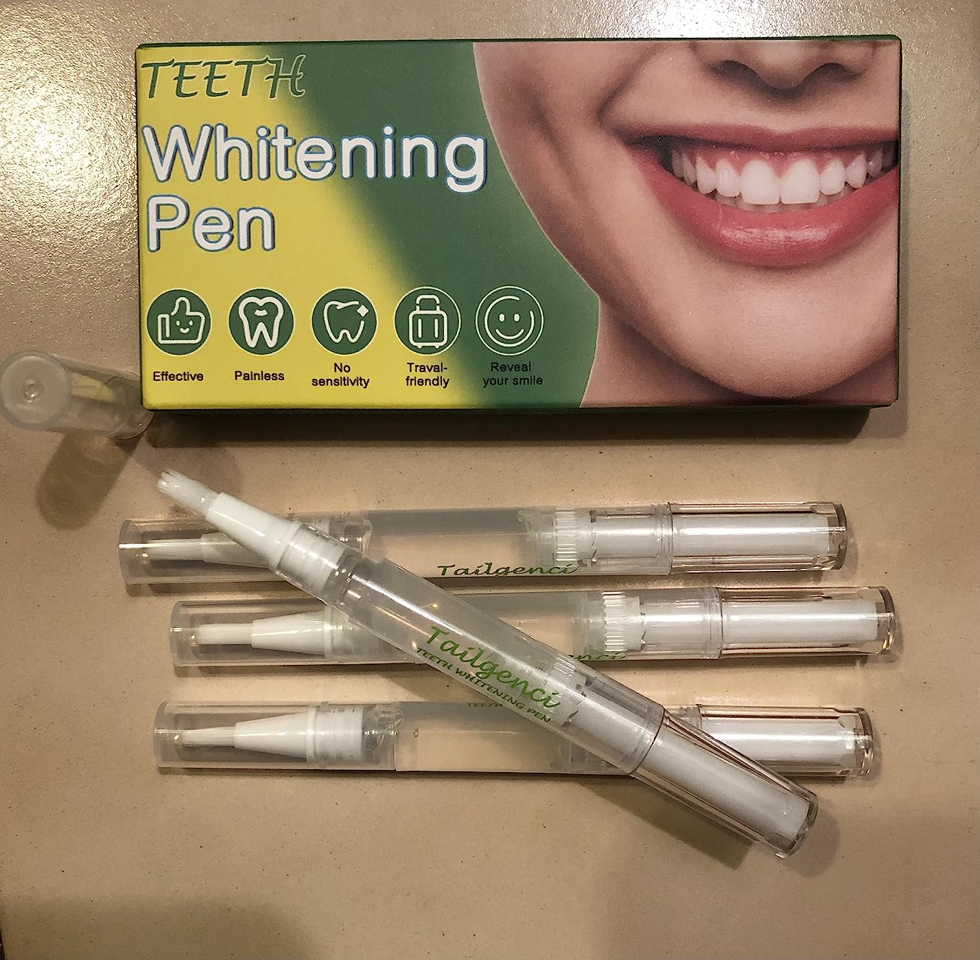 Amazon.com: Teeth Whitening Pen Kit（4PCS）, Effective Teeth Whitening ...