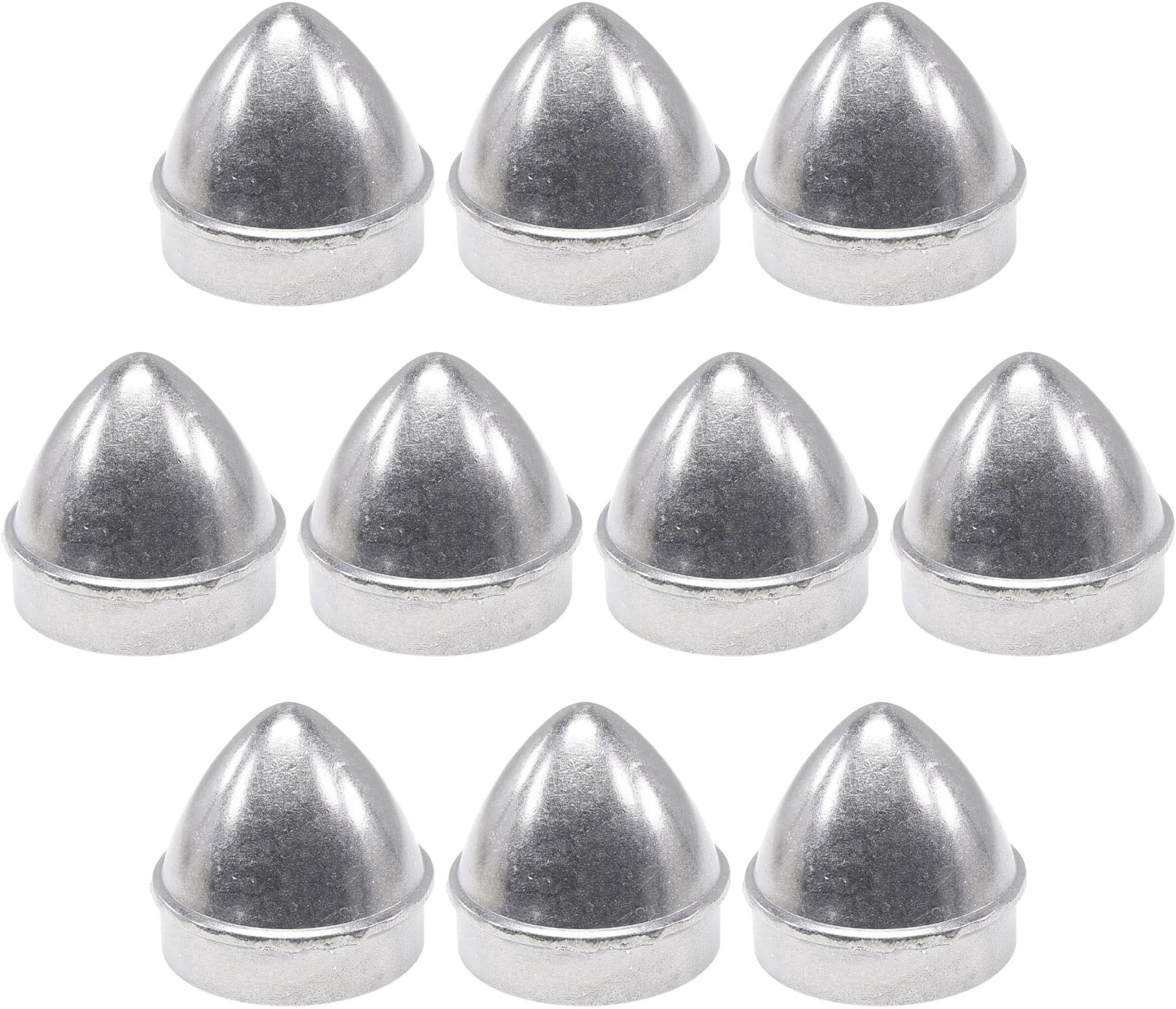 Black Chain Link Fence 1 5/8" Round Dome External Post Caps | Aluminum ...