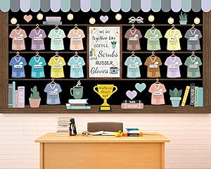 Amazon.com: Naozinebi Healthy Bulletin Board Set Healthcare Workers ...