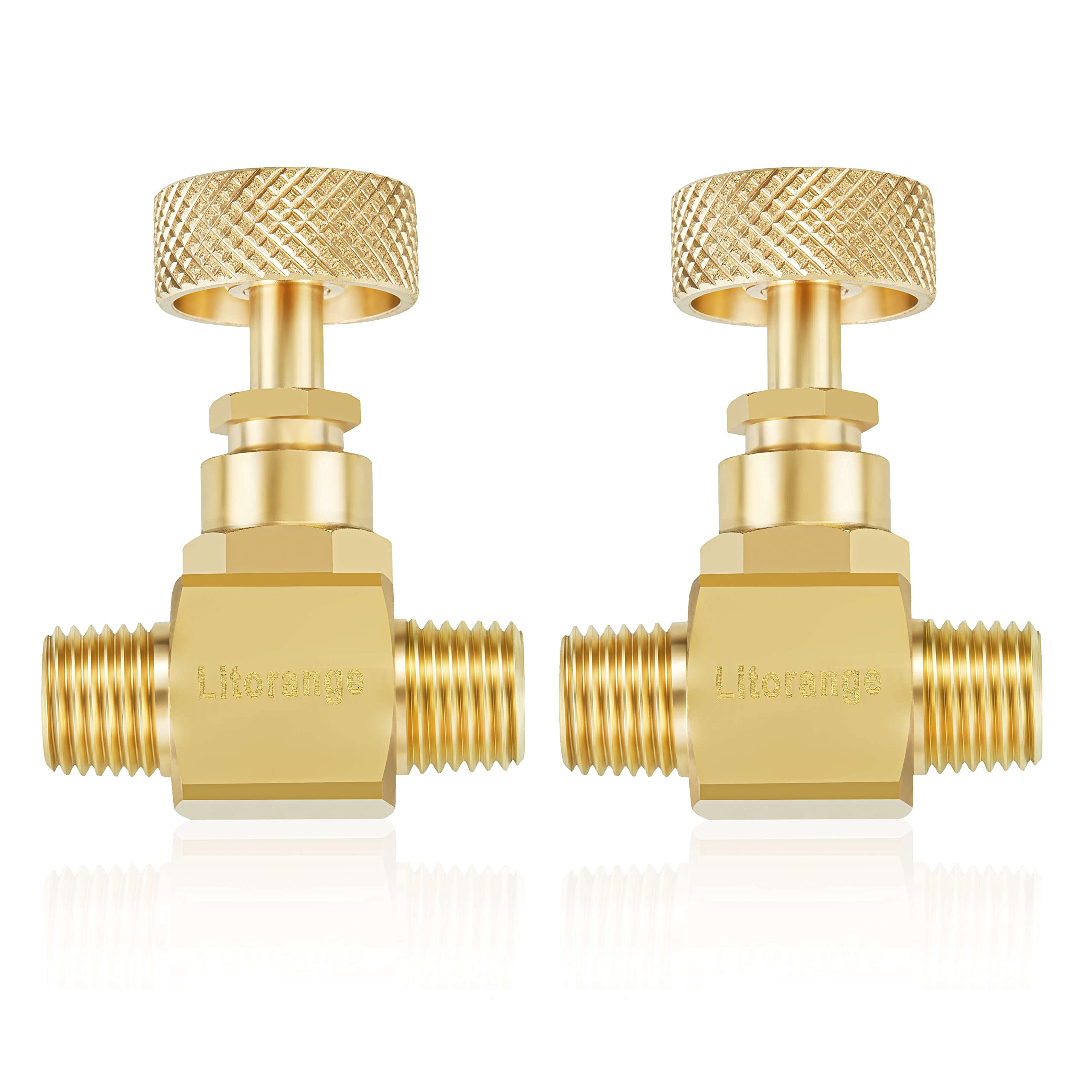 Snapklik.com : Litorange 2 Pack Heavy Duty Brass Replacement Control ...