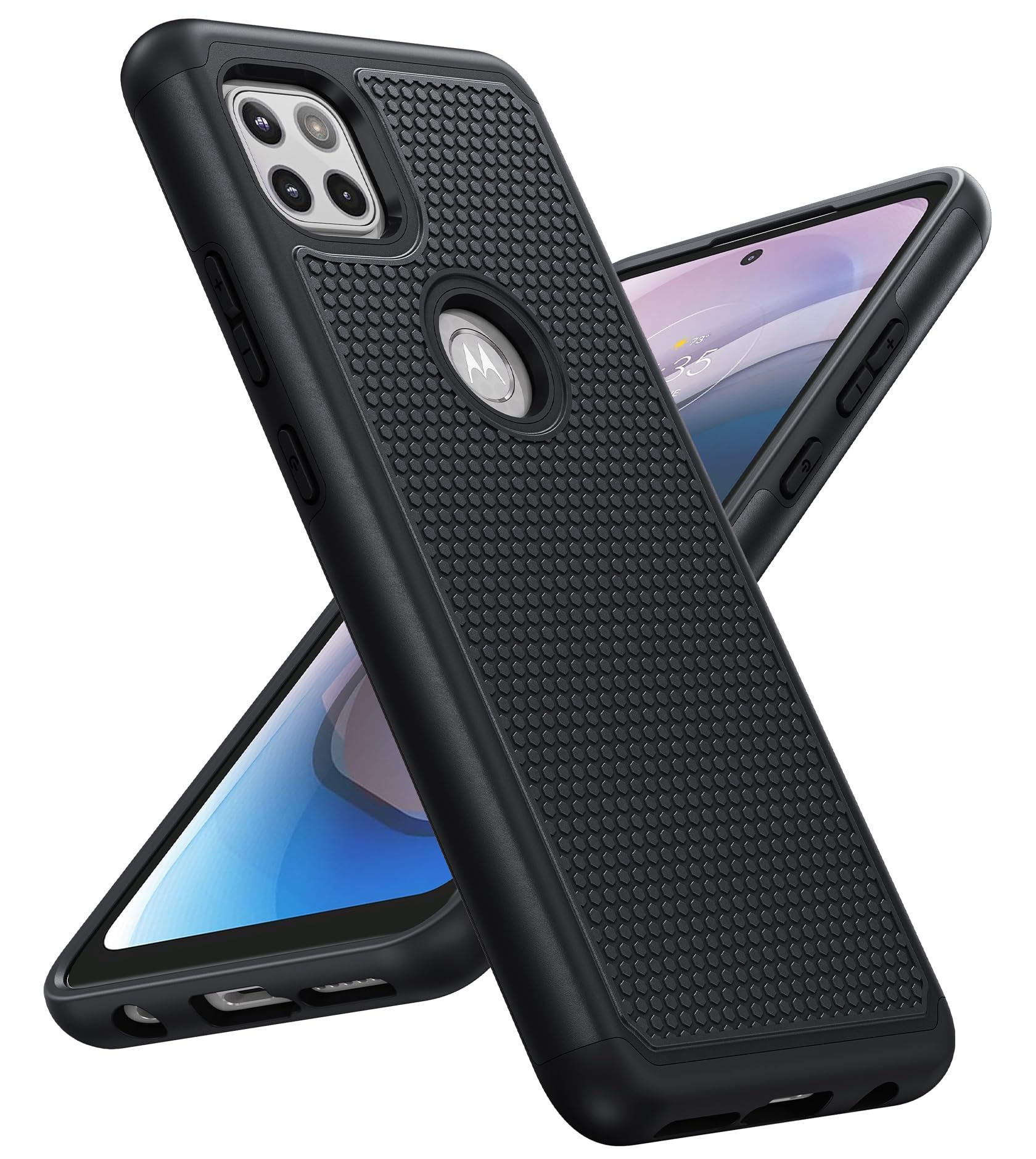 Amazon.com: BNIUT for Motorola One 5G Ace (One 5G UW Ace) Case: Dual ...