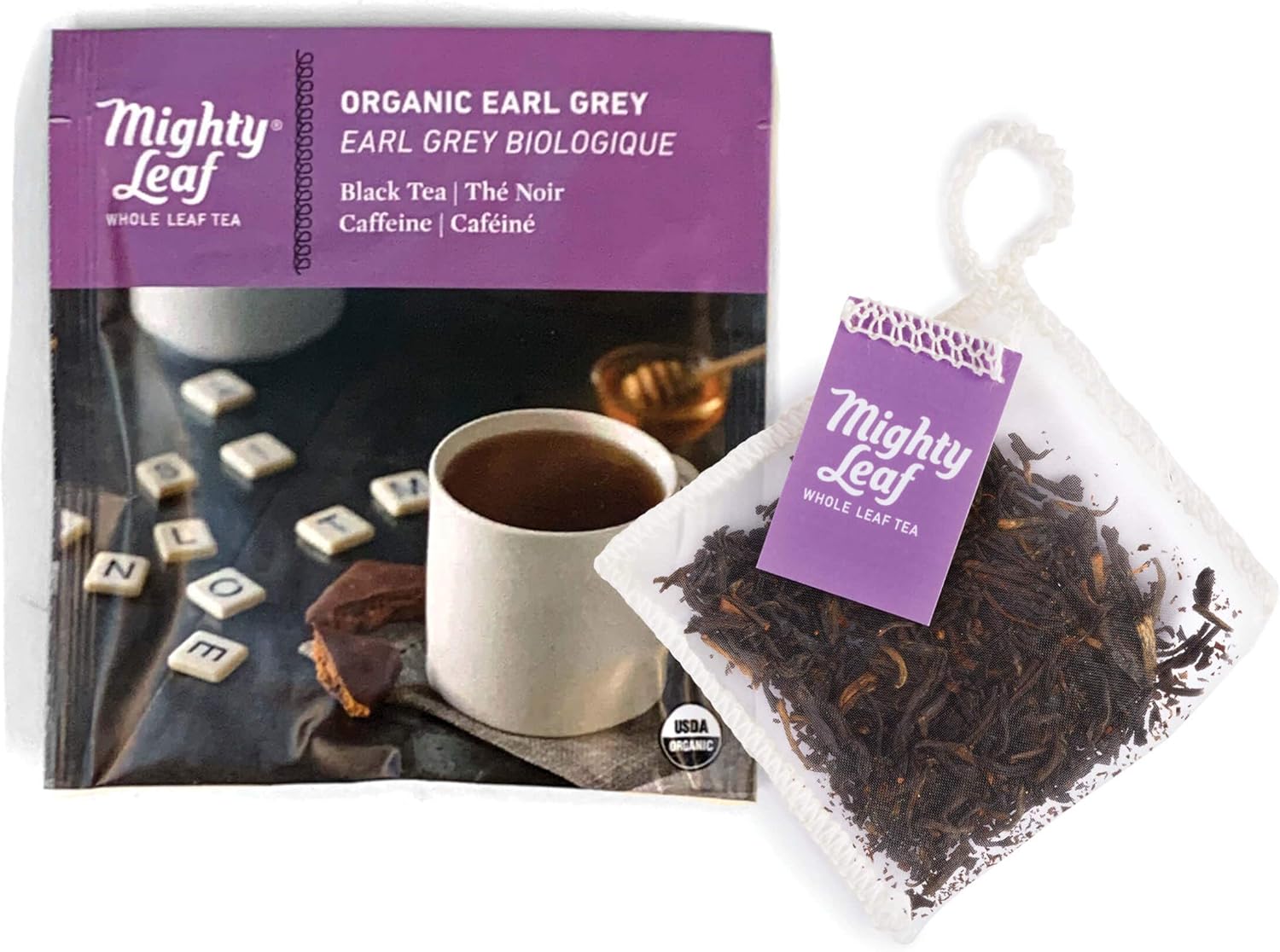 Mighty Leaf Organic Earl Grey Tea, 100 Tea Pouches by Mighty Leaf Tea ...