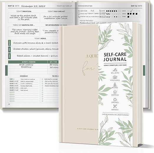 BIROYAL Self Care Journal - 90-Day Gratitude Journal - Mental Health ...