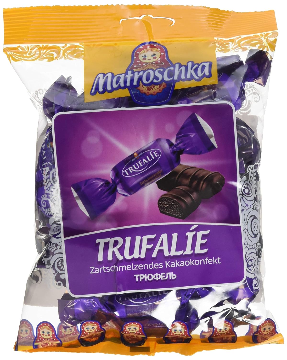 Matroschka Zartschmelzendes Kakaokonfekt Trufalie, 4er Pack (4 x 250 g ...