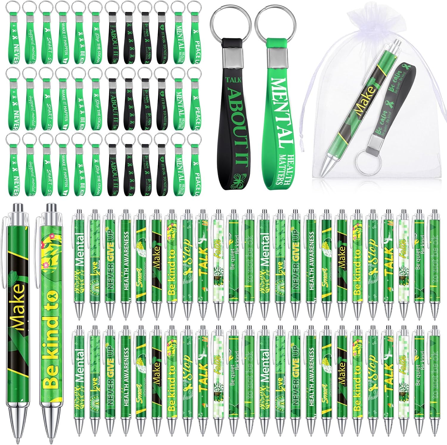 Amazon.com : Blosssound 144 Pcs Mental Health Awareness Gifts Bulk ...