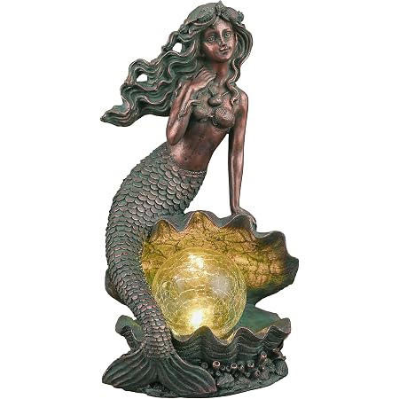 Amazon.com: 2-Pc. Mermaid Garden Statue : Patio, Lawn & Garden