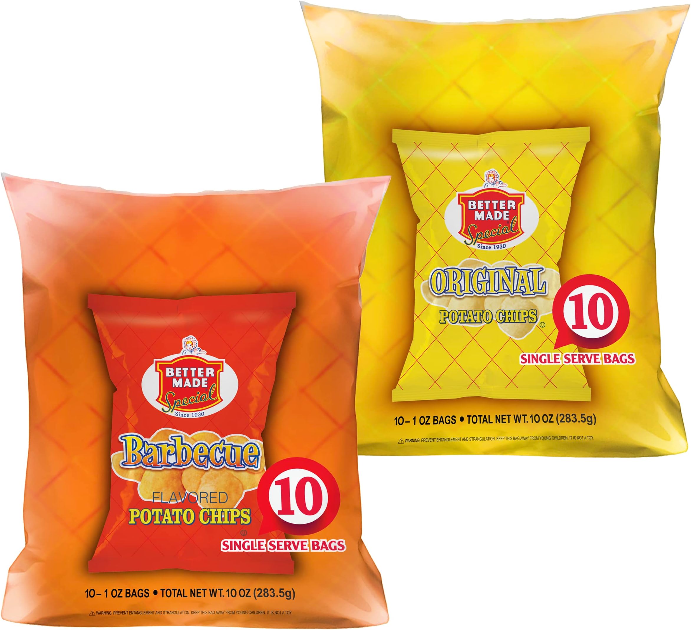 Amazon.com: Better Made Special Variety Pack Potato Chips - Case of 50 ...