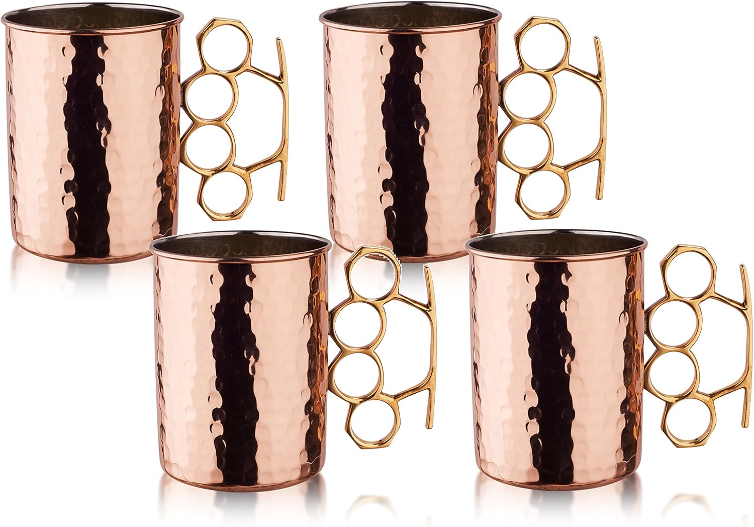 Amazon.com: Old Dutch International Brass Knuckle Hammered Moscow Mule ...