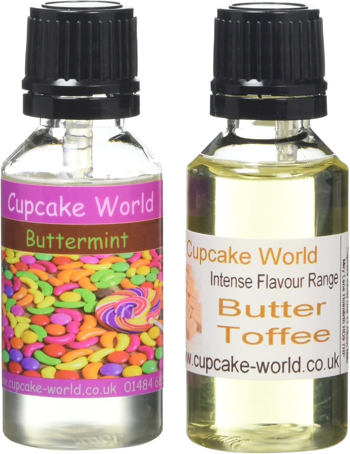 Butter Toffee and Buttermint Intense Food Flavours (Two 28.5 ml bottles ...