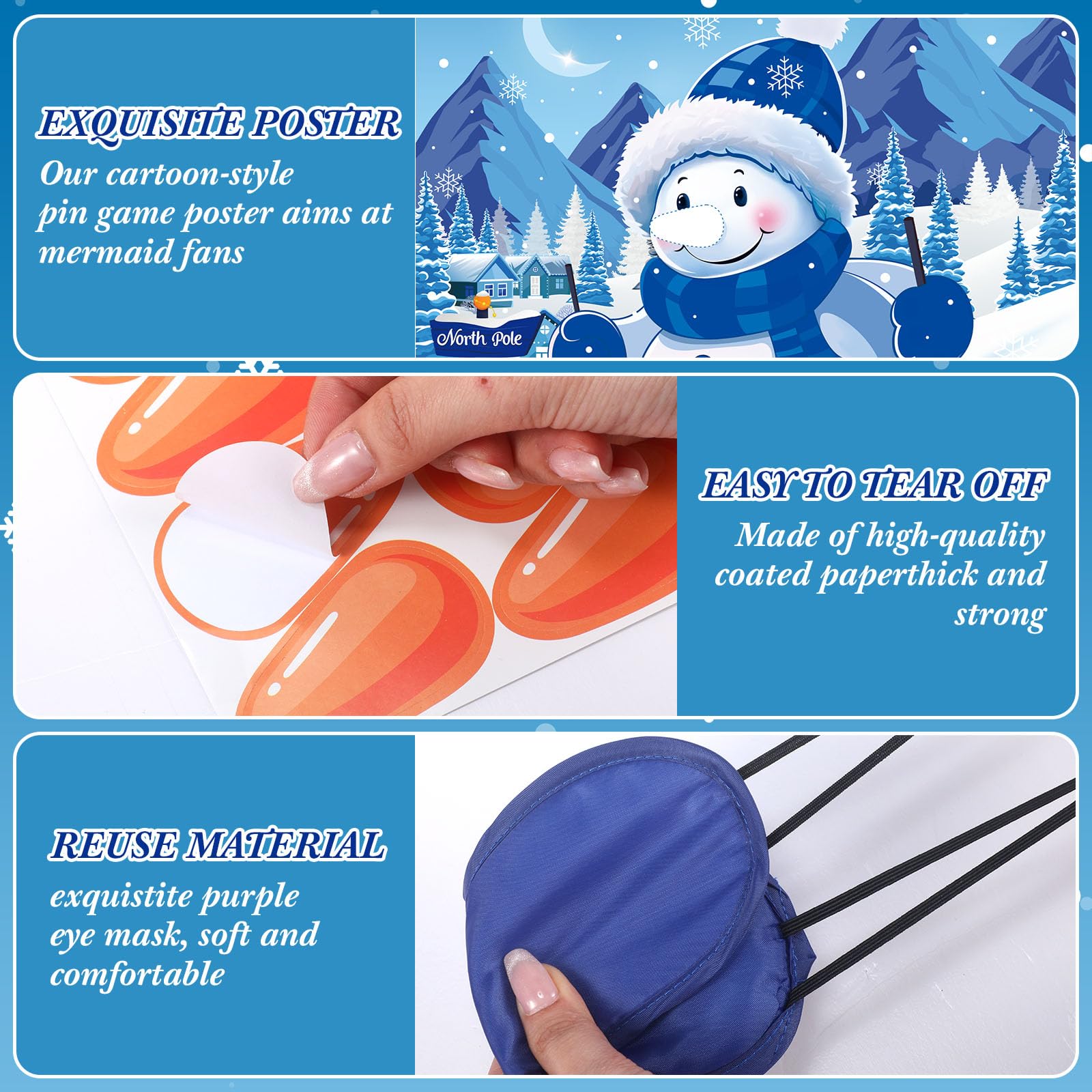 Pin The Nose Snowman Game Pin The Nose On The Snowman Game - Christmas ...