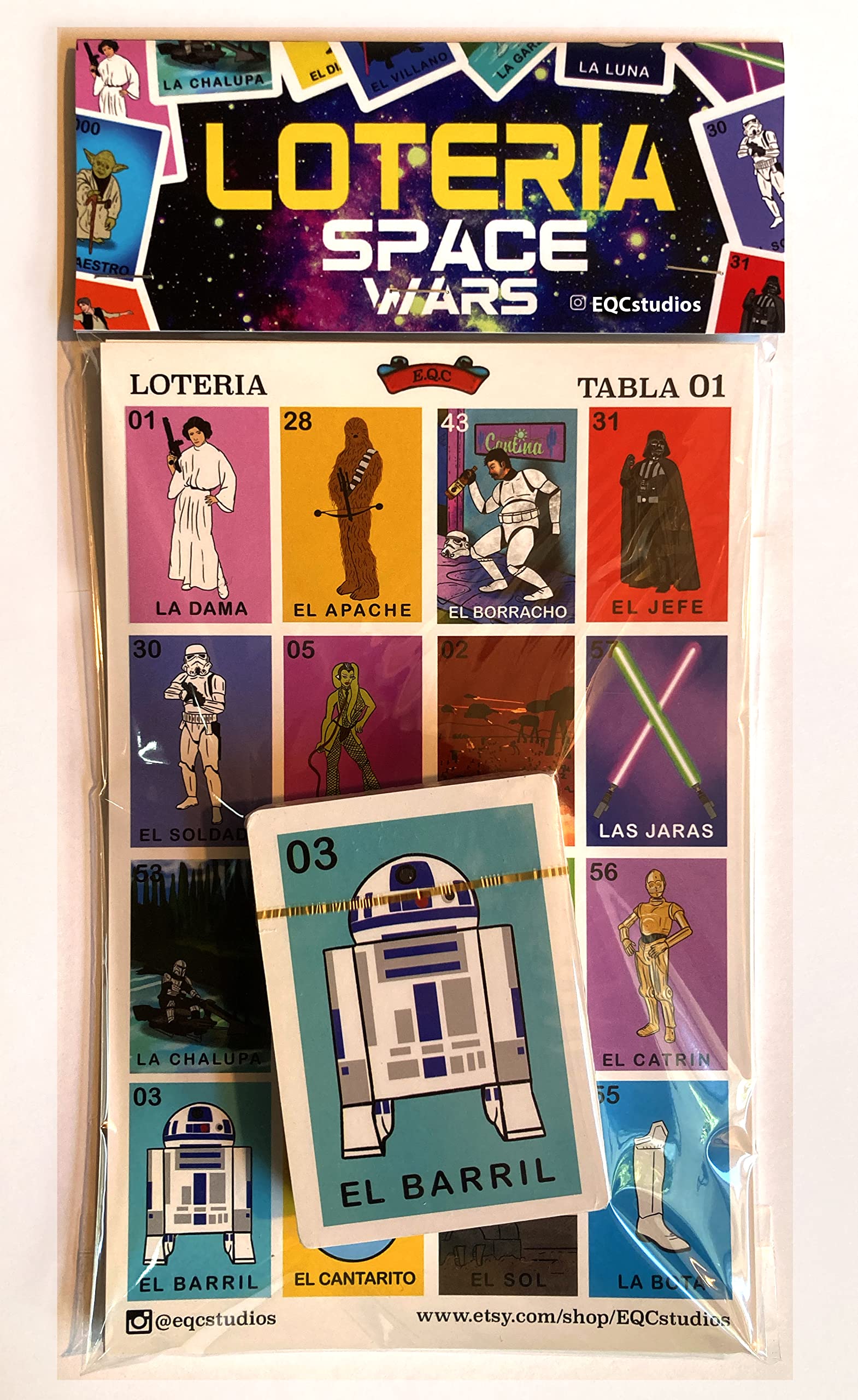 Amazon.com: EQCstudios Loteria Space Wars : Toys & Games