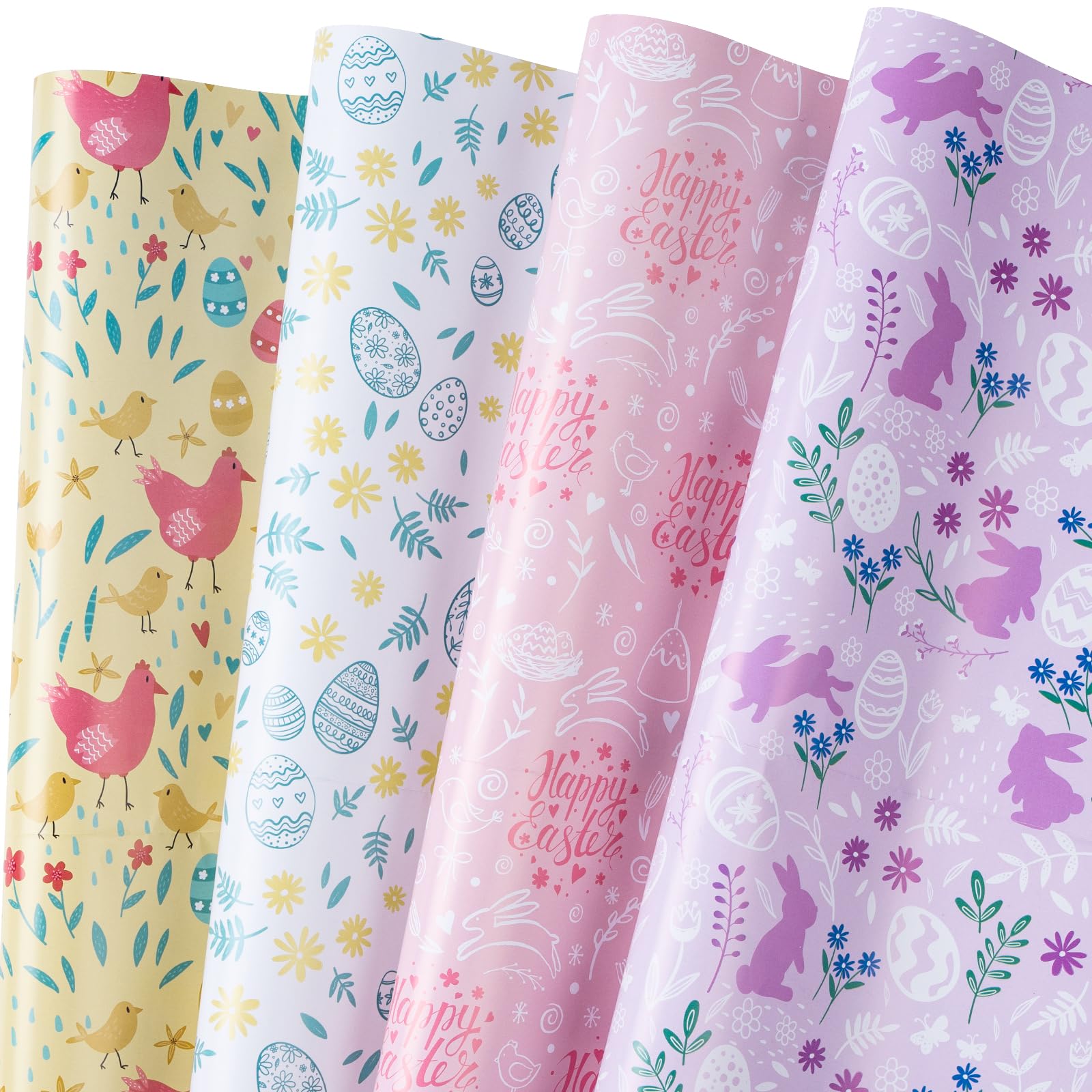 Snapklik.com : LeZakaa Easter Wrapping Paper Sheet - 12 Sheet