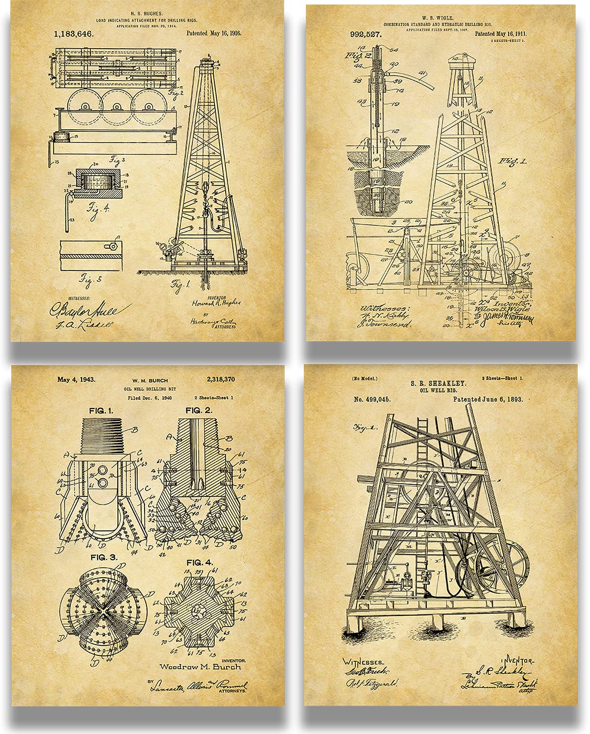 Old Oil Derrick Clip Art