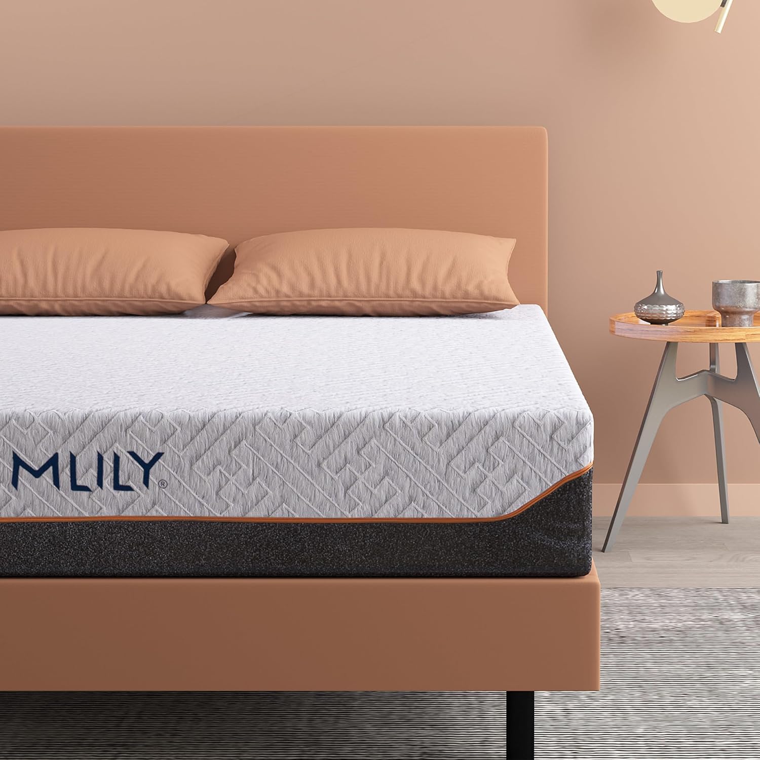 Amazon.com: MLILY Fusion Supreme 11.5 Inch King Memory Foam Hybrid Mattress,Bamboo Charcoal Foam ...