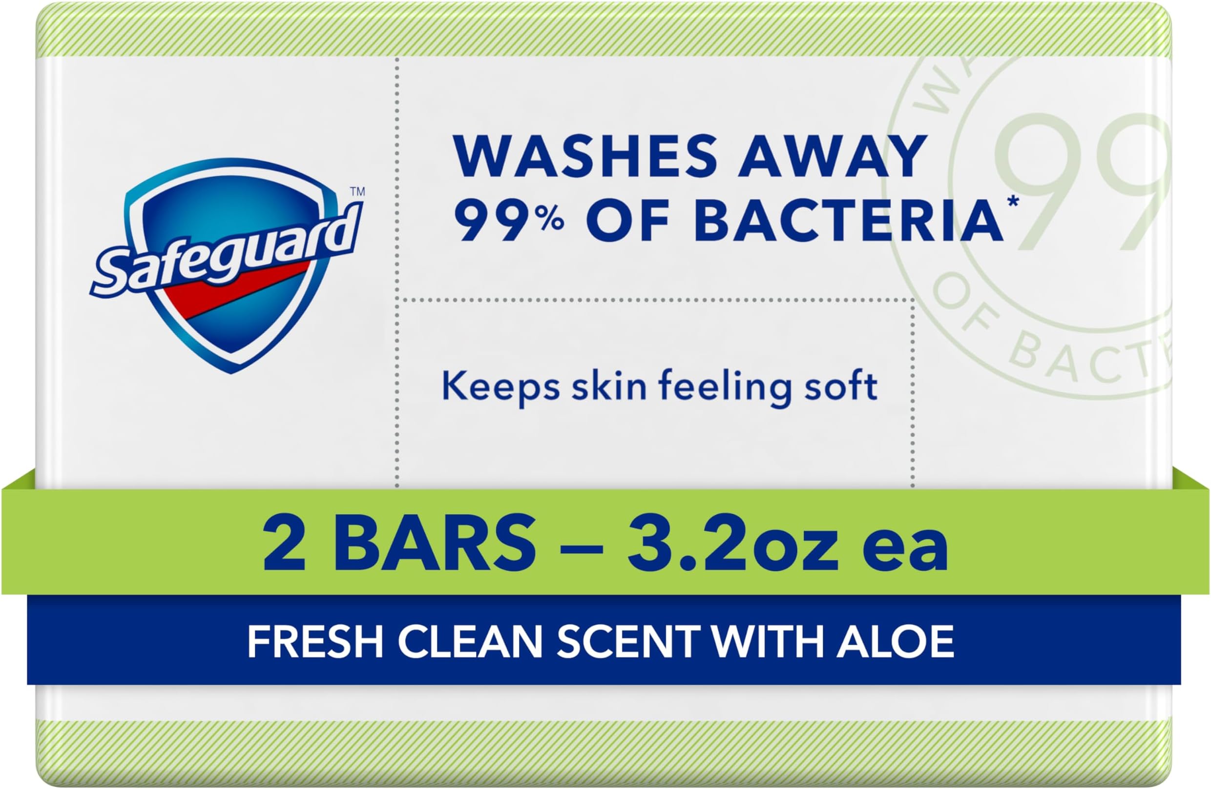 Amazon.com : Safeguard Antibacterial Hand Bar Soap, 4 oz bars, 8 ea ...