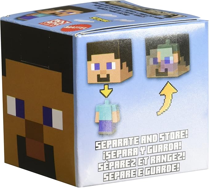 MINECRAFT, Mini Steve, Juguete para niños de 6 años en adelante ...