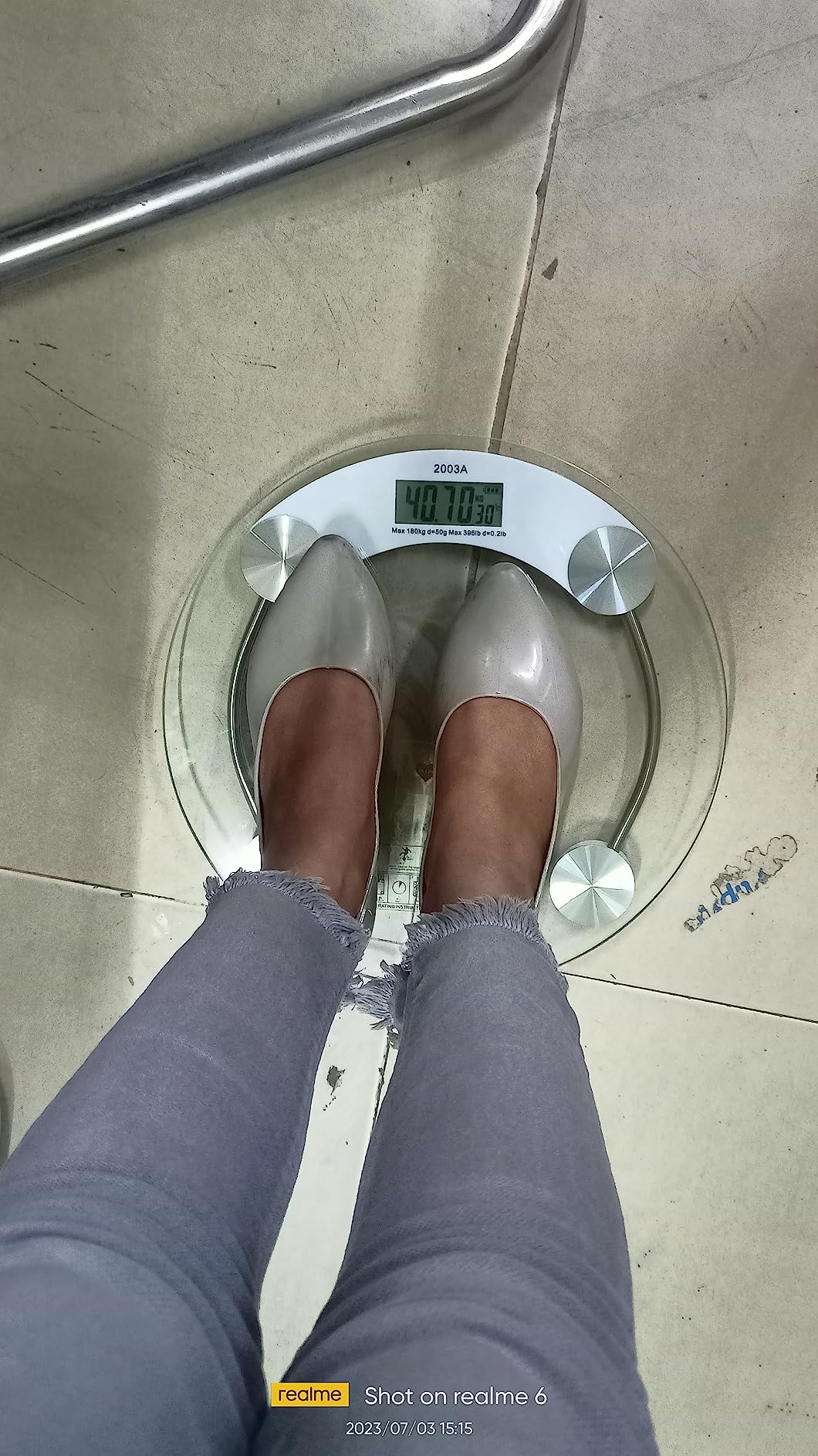 ACU-CHECK Digital Weight Machine For Body Weight, 180kg Capacity ...