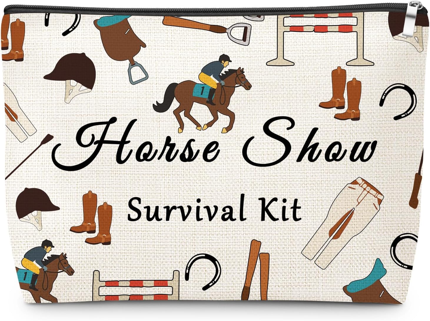 Amazon.com: Horse Gifts for Women Makeup Bag Horse Themed Horses Show ...