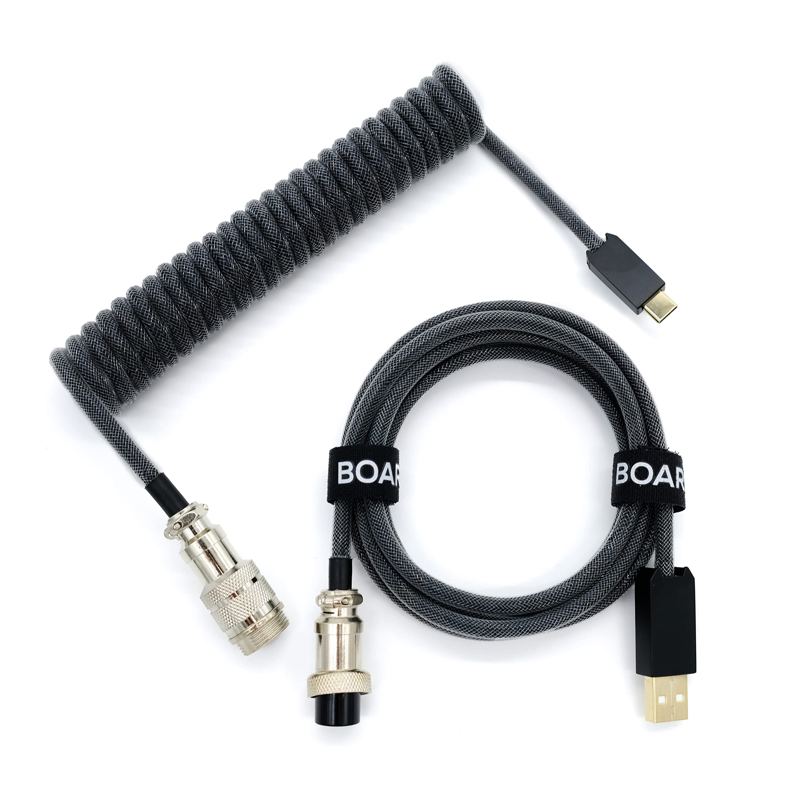 Board Usb C Mechanical Keyboard Coiled Cable Metal Usb Connector ...