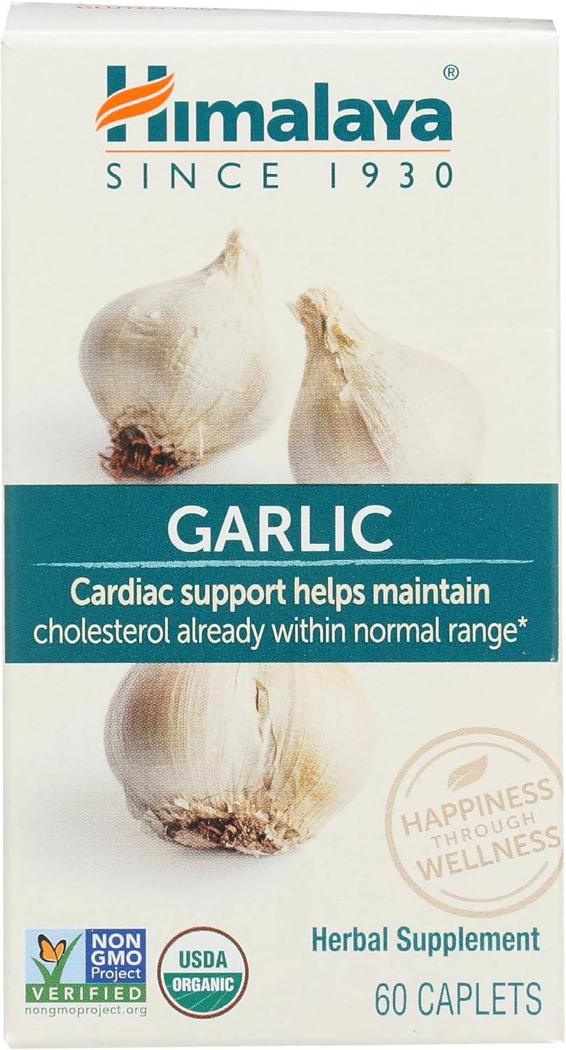 Amazon.com: Himalaya Organic Garlic, 60 CT : Health & Household