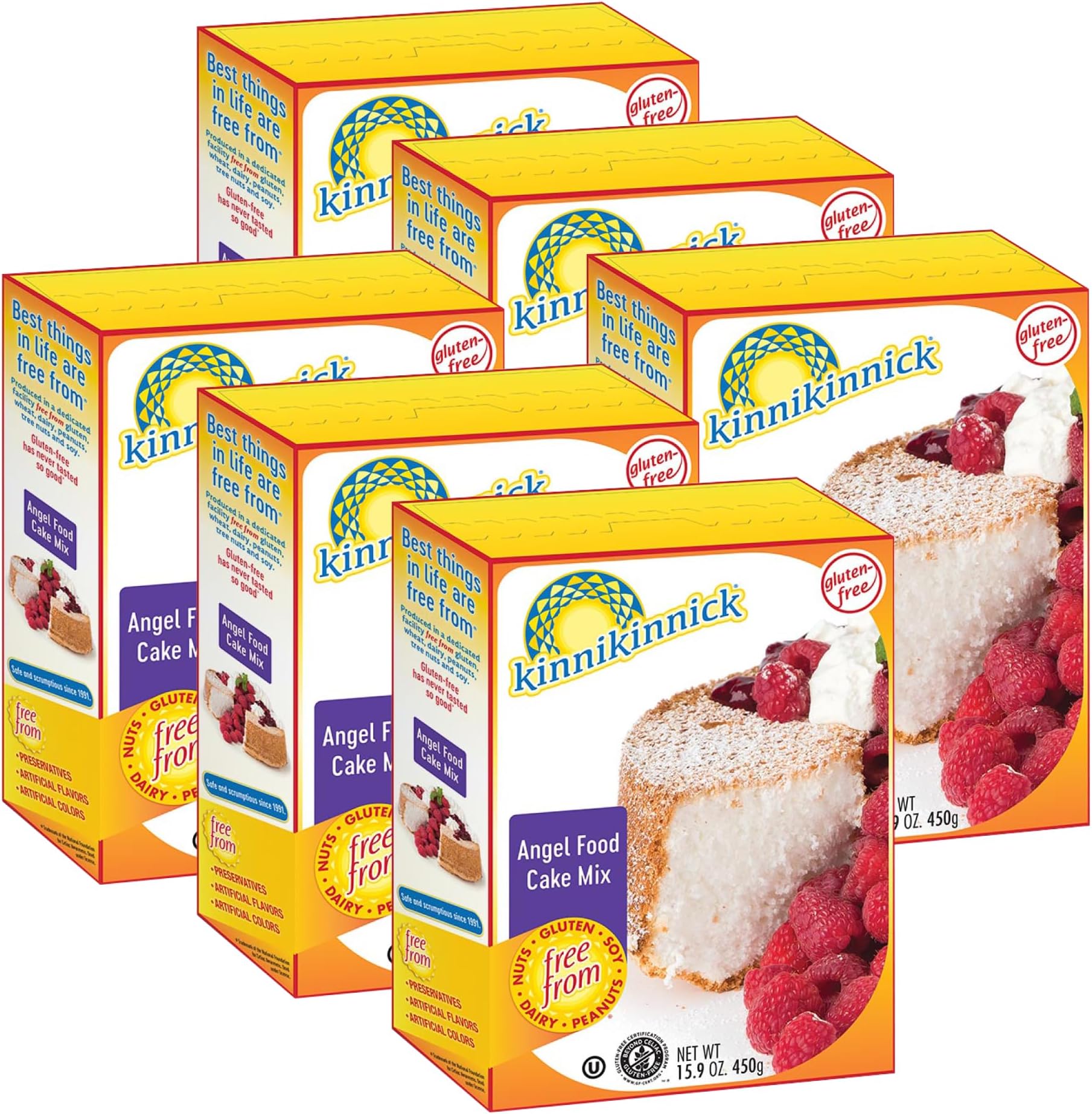 Amazon.com : Angel Food Cake Mix, 16oz Bundle, (2 Pack), by Litezout ...