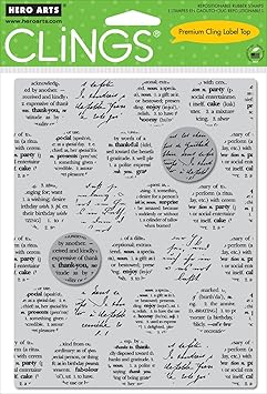 Amazon.com: Hero Arts Cling Set, Word Pops : Arts, Crafts & Sewing