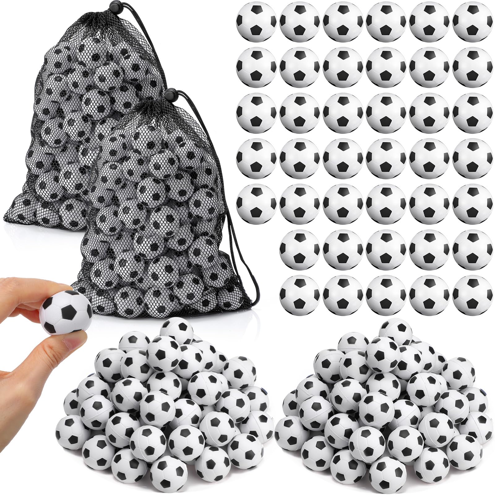 Amazon.com: Sotiff 72 Pcs Mini Soccer Balls Soccer Stress Balls Bulk 1. ...