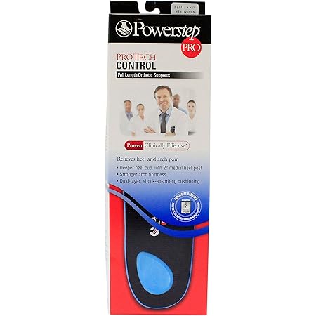 Amazon.com: Powerstep Protech Control Full Length Orth Size: B - M5-5.5 ...