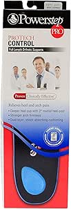 Amazon.com: Powerstep Protech Control Full Length Orth Size: B - M5-5.5 ...