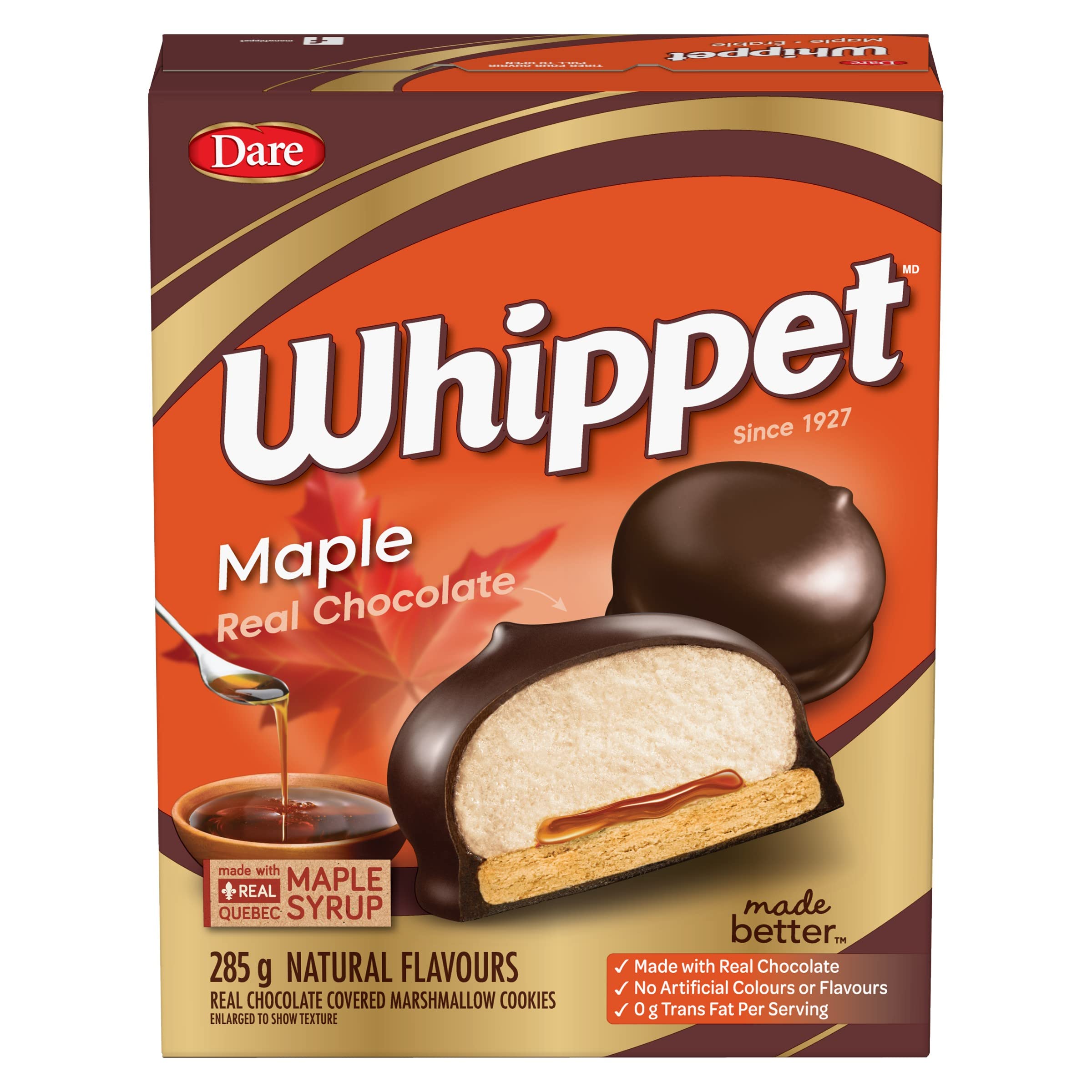 Amazon.com: Whippet Maple - Classic Quebec Treat with a Chewy ...